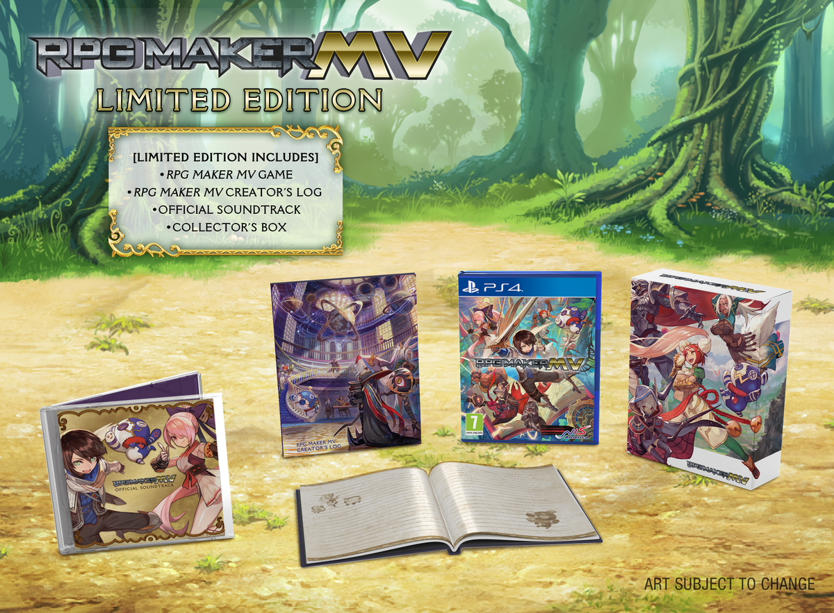 RPG Maker MV - Limited Edition - PS4® – NIS Online Store Europe (UK)
