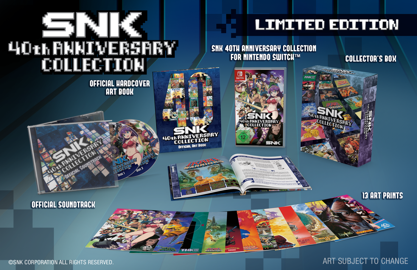 SNK 40th Anniversary Collection - Limited Edition - Nintendo Switch ...