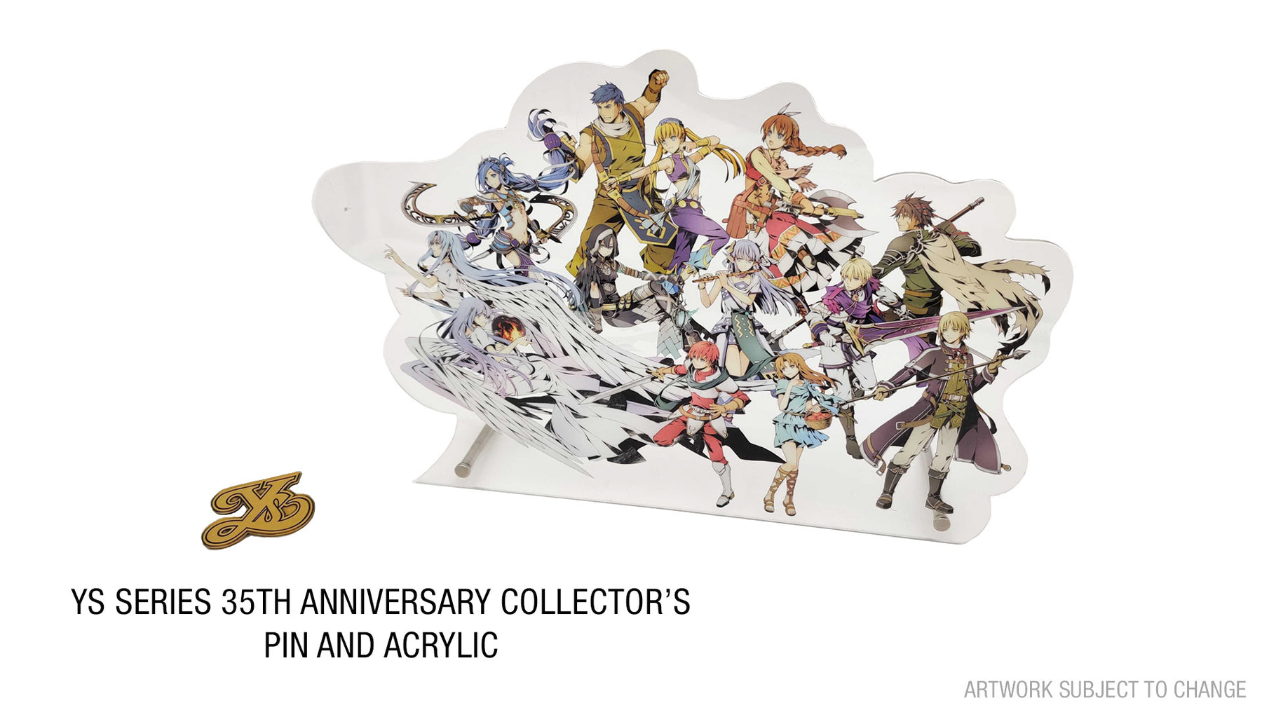 Ys Series 35th Anniversary Collector’s Pin and Acrylic – NIS Online Store Europe (UK)